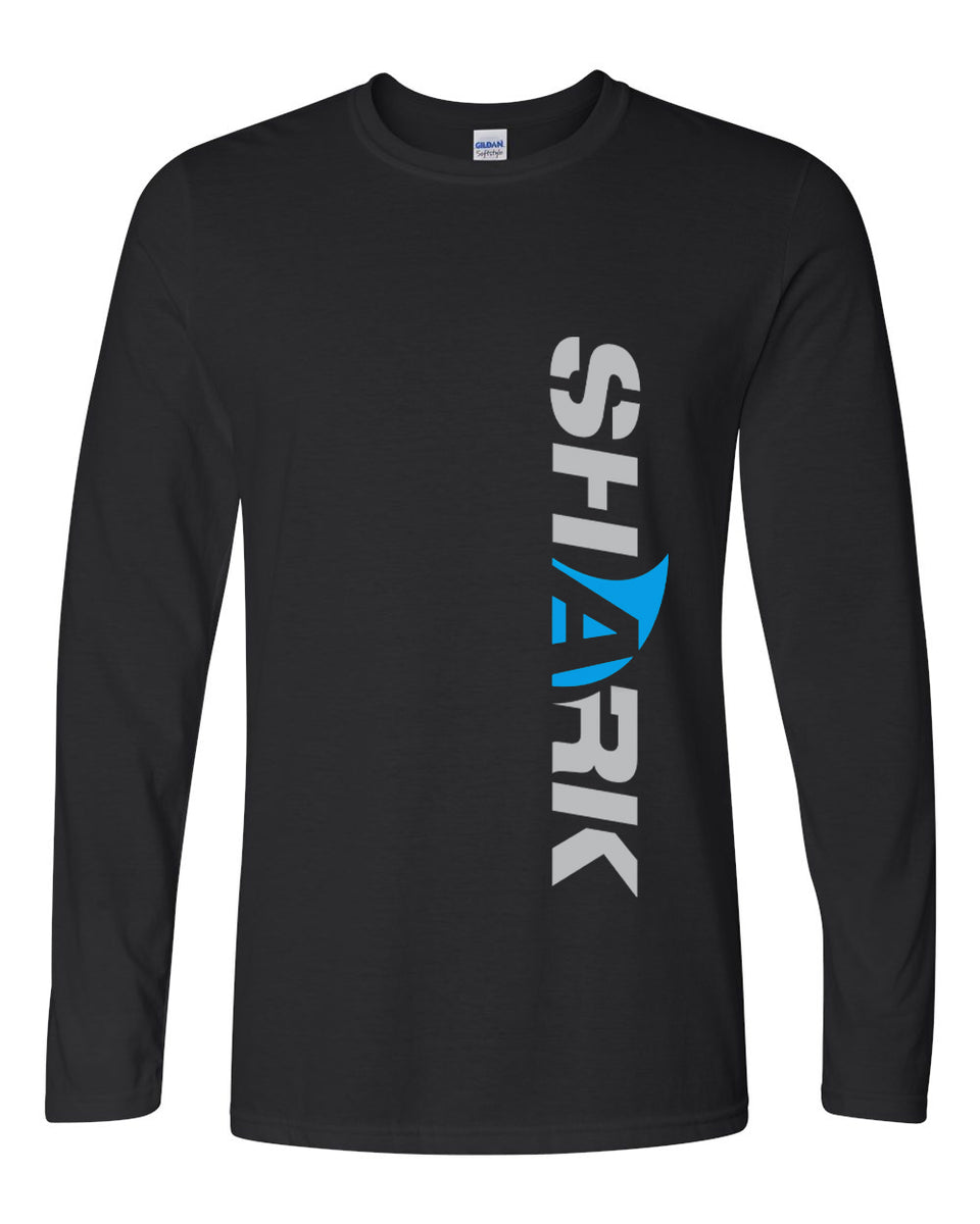 ADULT VERTICAL SHARK LONG SLEEVE T – 09SHARKBOY Merch