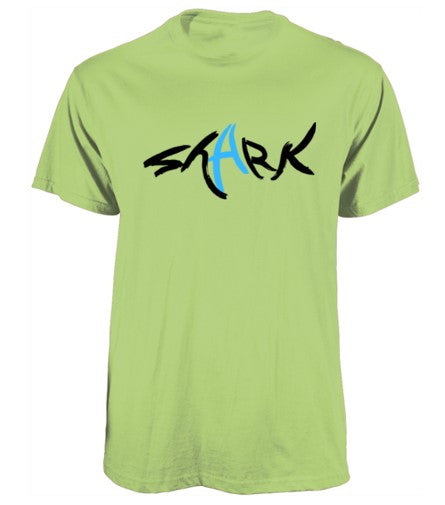 ADULT LIME SHARK SCRIPT T-SHIRT – 09SHARKBOY Merch