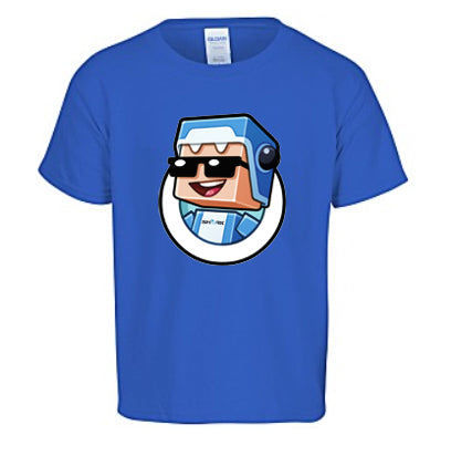 YOUTH ROYAL BLUE SHARK ICON T-SHIRT – 09SHARKBOY Merch